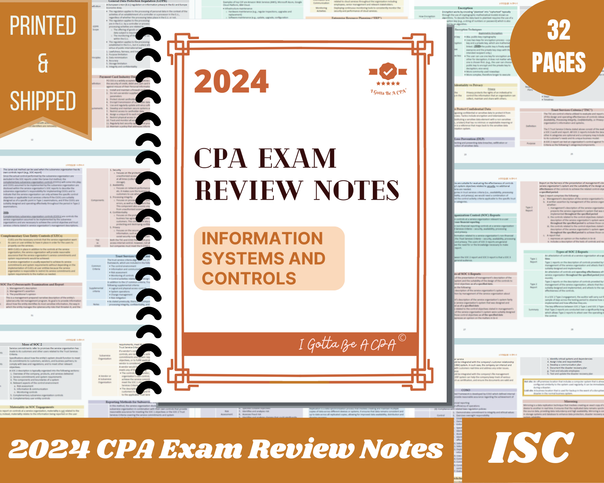 2024 CPA Exam Review Notes - ISC – I Gotta Be A CPA