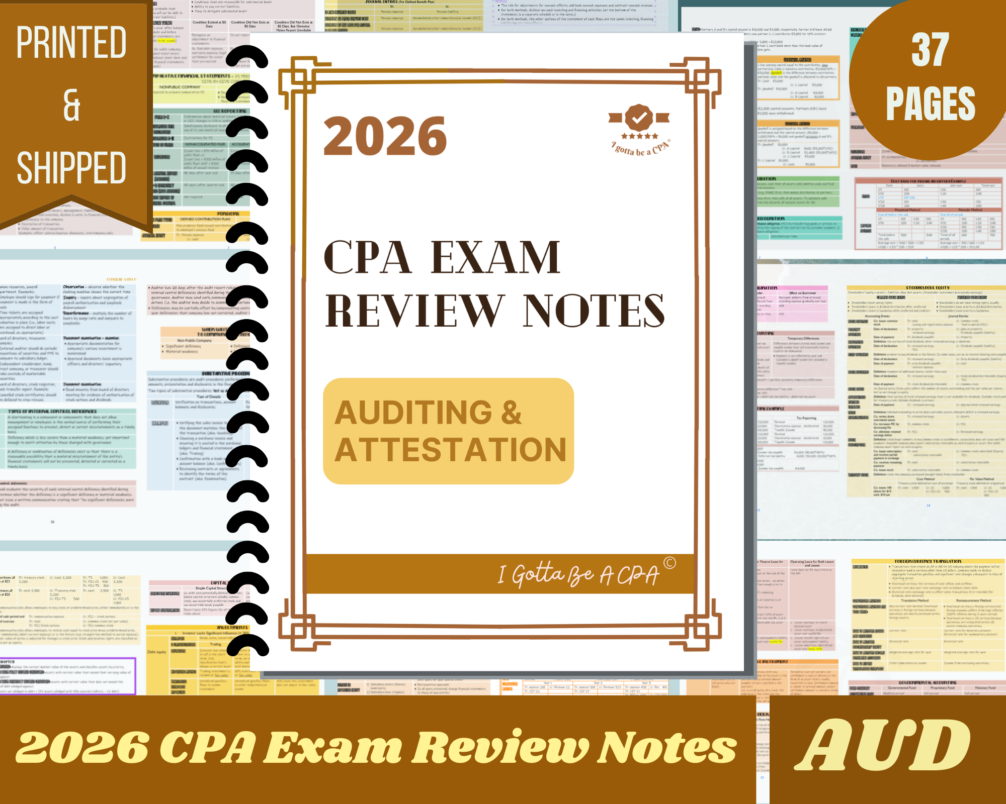 2026 CPA Exam Review Notes - Auditing – I Gotta Be A CPA